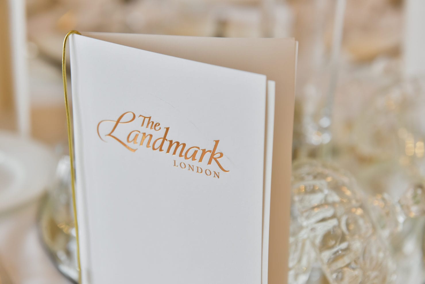 Sample Menus - The Landmark London Hotel