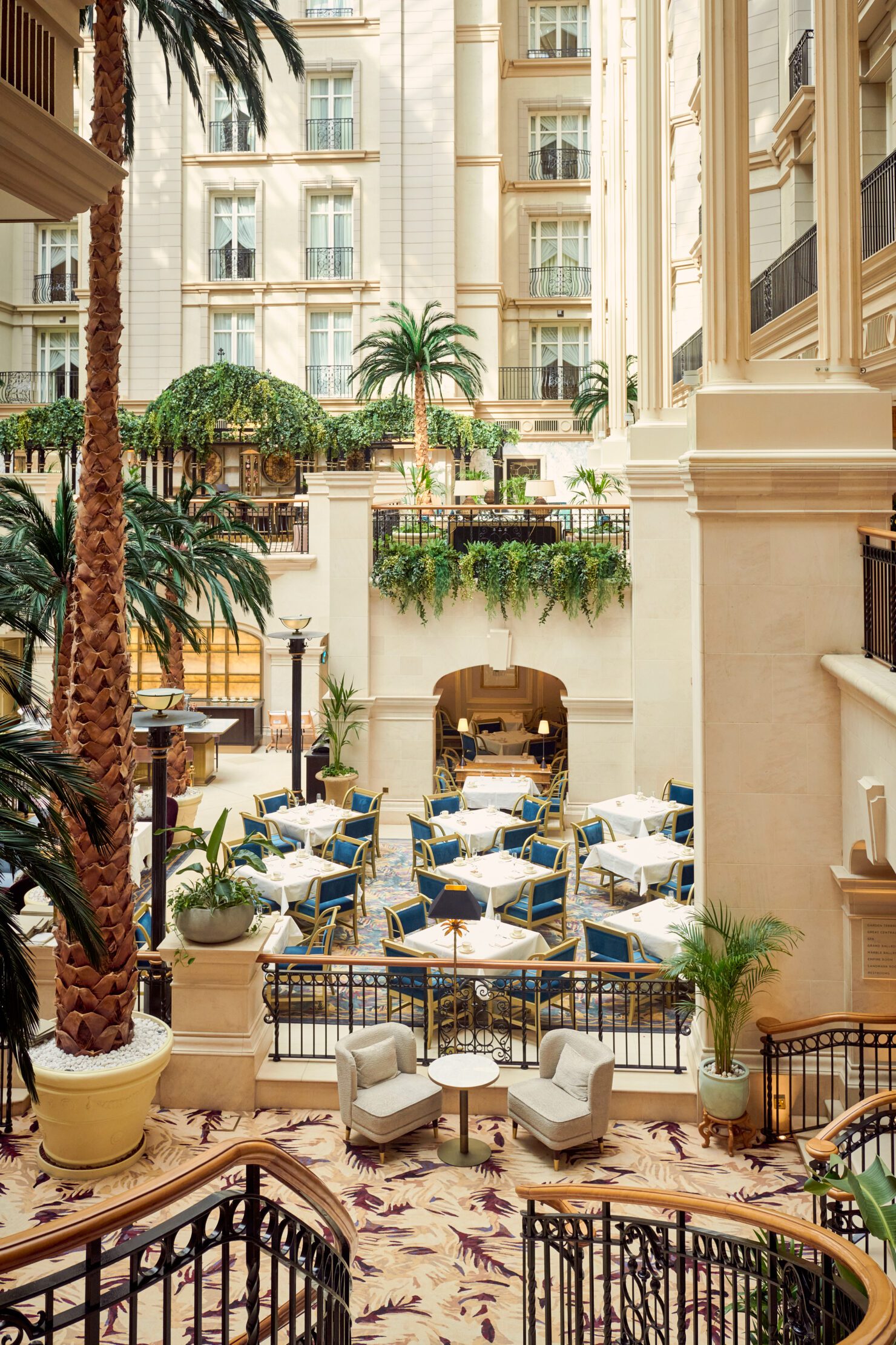 Grand Dining in Marylebone | Winter Garden Restaurant London